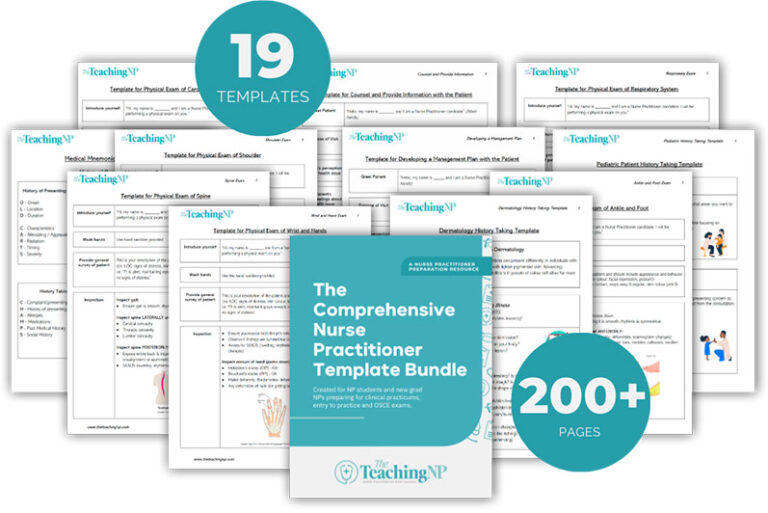 The Comprehensive Nurse Practitioner Template Bundle - The Teaching NP